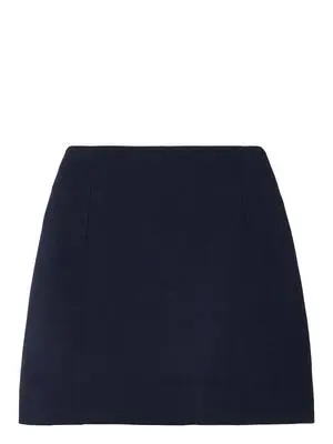 LIBEROWE Vera Paneled Wool Mini Skirt - Blue