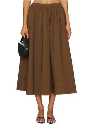 CAMILA COELHO Gurina Skirt - Brown