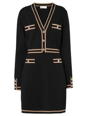 Tory Burch Kendra Sweater Dress - Black