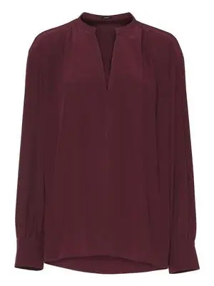 JOSEPH Blondel Silk Blouse - Red