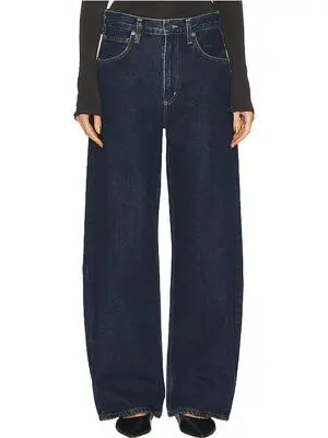 AGOLDE Low Curve Wide Leg Jeans - Blue