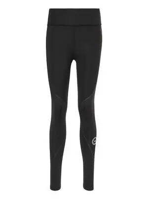 Adidas By Stella McCartney Truepace Mid-rise Leggings - Black