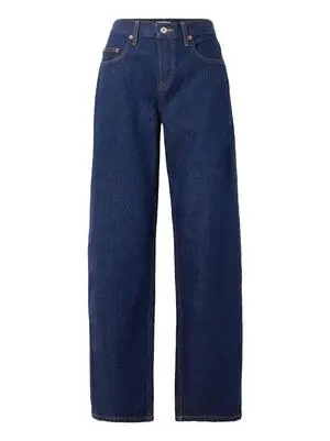 RE/DONE High-rise Tapered Jeans - Blue