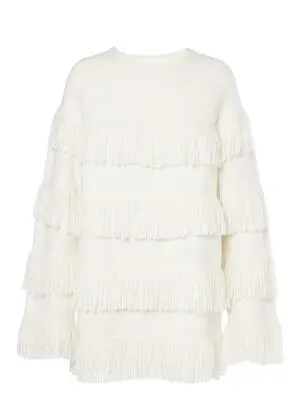 LISA YANG Agneta Fringed Cashmere-blend Sweater