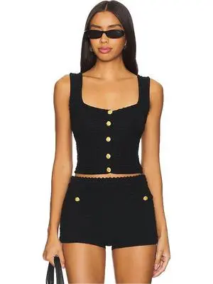 Majorelle Evaline Top In . Also - Black