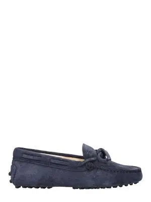 TOD'S Suede Gommini Driving Loafers - Navy