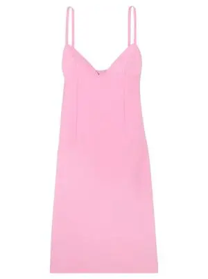 Jacquemus Camison Midi Dress In Wool And Silk-blend - Pink