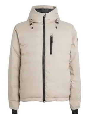 Canada Goose Lodge Zip-up Hooded Down Jacket - Grey