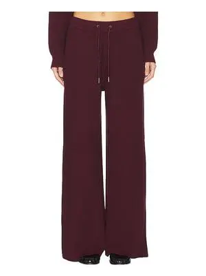 SEROYA Camila Sweatpant In . Also - Wine