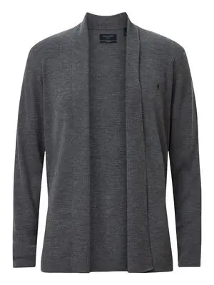 ALLSAINTS Mode Merino Wool Cardigan - Grey