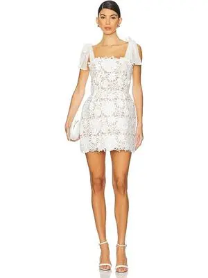 BRONX BANCO Maia Sleeveless Mini Dress - White