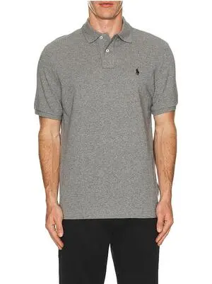 Polo Ralph Lauren Short Sleeve Mesh Polo In . Also - Grey