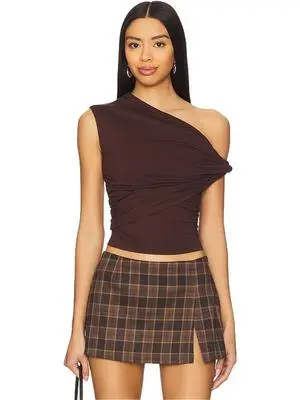 Superdown Alessia Top - Chocolate