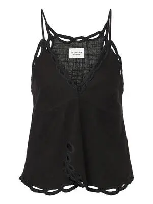 MARANT ETOILE Cotton Top - Black