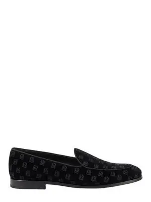 Dolce & Gabbana Velvet Loafers - Black