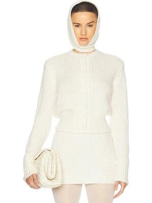 HELSA Annabelle Cardigan - Ivory