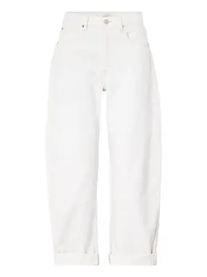 FRAME FRAME The Bubble Wide-Leg Jeans Neutrals