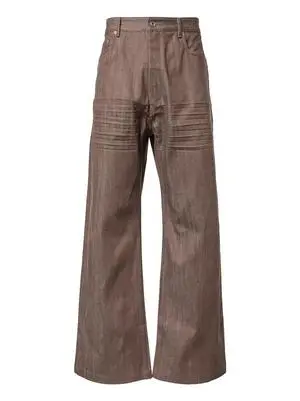 Rick Owens Geth Wide-leg Jeans - Brown