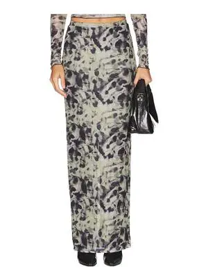 BY.DYLN Maddox Maxi Skirt - Grey