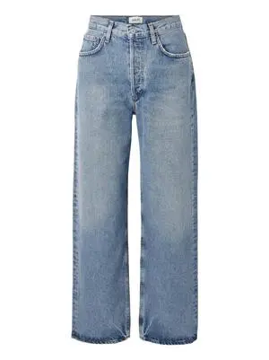 AGOLDE Henson Mid-rise Straight-leg Jeans - Blue