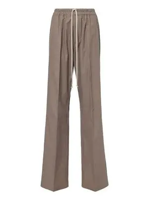 Rick Owens Dietrich Cotton Wide-leg Pants - Grey