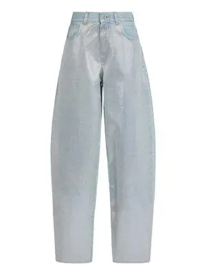 HAIKURE Haikure Bibi Barrel-Leg Jeans With Staple Detail Blue