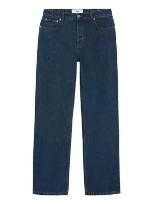 AMI Paris Loose-fit Cotton Jeans - Blue