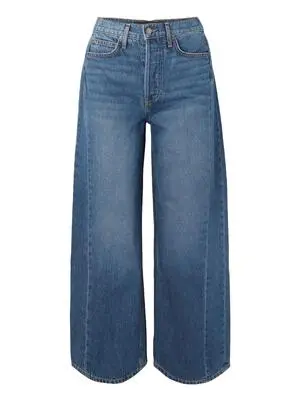 Veronica Beard Ryder High-rise Barrel-leg Jeans - Blue