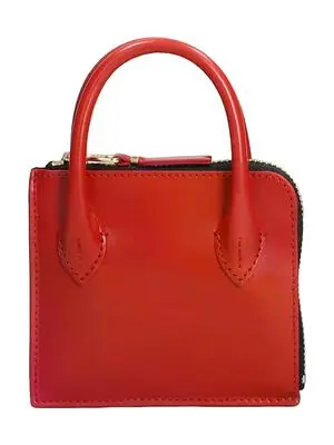 Comme Des Garçons Top-handle Wallet - Red