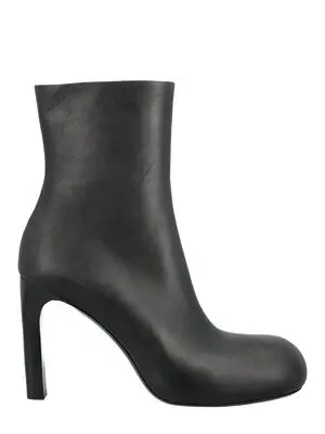 Balenciaga 80mm Fargo Leather Ankle Boots - Black