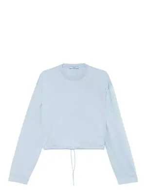 PRADA Drawstring-Hem T-Shirt