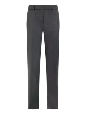 Brooks Brothers Flannel Virgin-wool Trousers - Grey