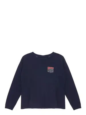 MAISON MARGIELA Maison Margiela Bingo Long-Sleeve T-Shirt Blue