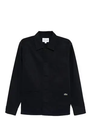 Lacoste Logo Shirt Jacket - Blue