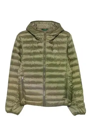 Lacoste Hooded Quilted Jacket - Green