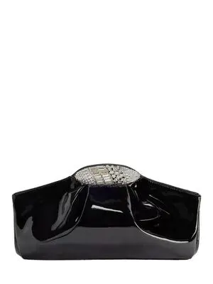 GIUSEPPE ZANOTTI Dumpling" Goatskin Clutch Bag - Black