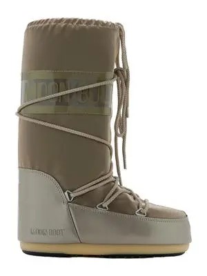Moon Boot Icon Glance Satin Boots Silver
