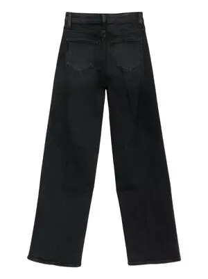 Paige Tatum Wide-leg Jeans - Black