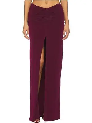 LOVERS AND FRIENDS Leighton Maxi Skirt - Purple