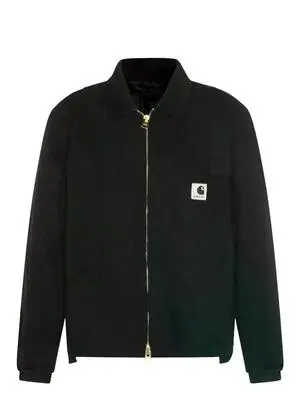 Carhartt Work In Progress Zip-up Logo Patch Jacket - Black