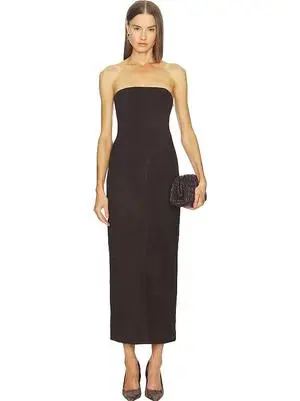 SRG Kim Suede Dress - Chocolate