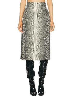 Gabriela Hearst Adalaide Skirt - Greyscale