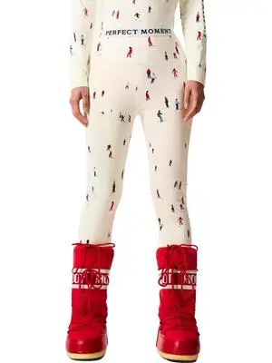 Perfect Moment X Dede Johnston Printed Leggings Neutrals