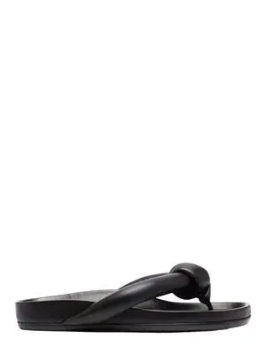 Rick Owens Padded Knot Detail Sandals - Black