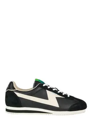 Paul Smith PS Paul Smith Atalanta Leather Panelled Sneakers Black