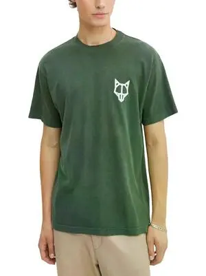 NAKED WOLFE Logo-print T-shirt Green