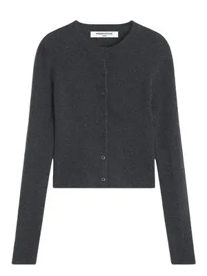 Maison Kitsuné Long-sleeved Buttoned Cardigan - Grey