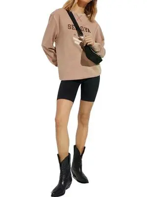 SEROYA Issac Crew-neck Sweater - Neutrals