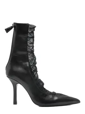 Patrizia Pepe 95mm Second-skin Ankle Boots - Black