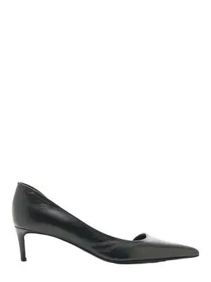 Khaite Jett D'orsay Leather Pumps - Black